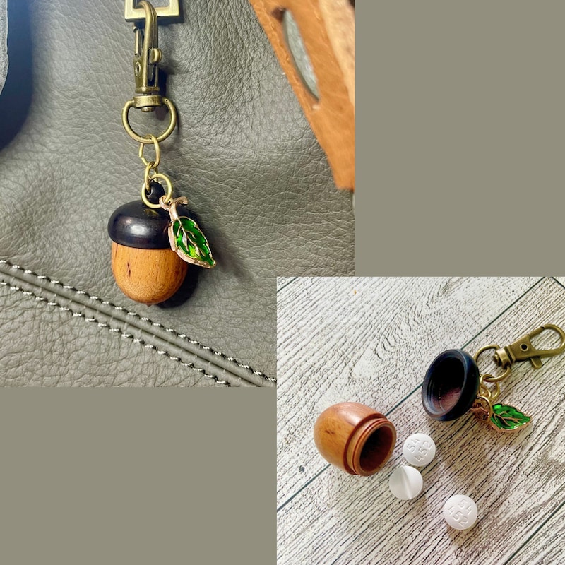 Emergency Pill Keychain - Etsy