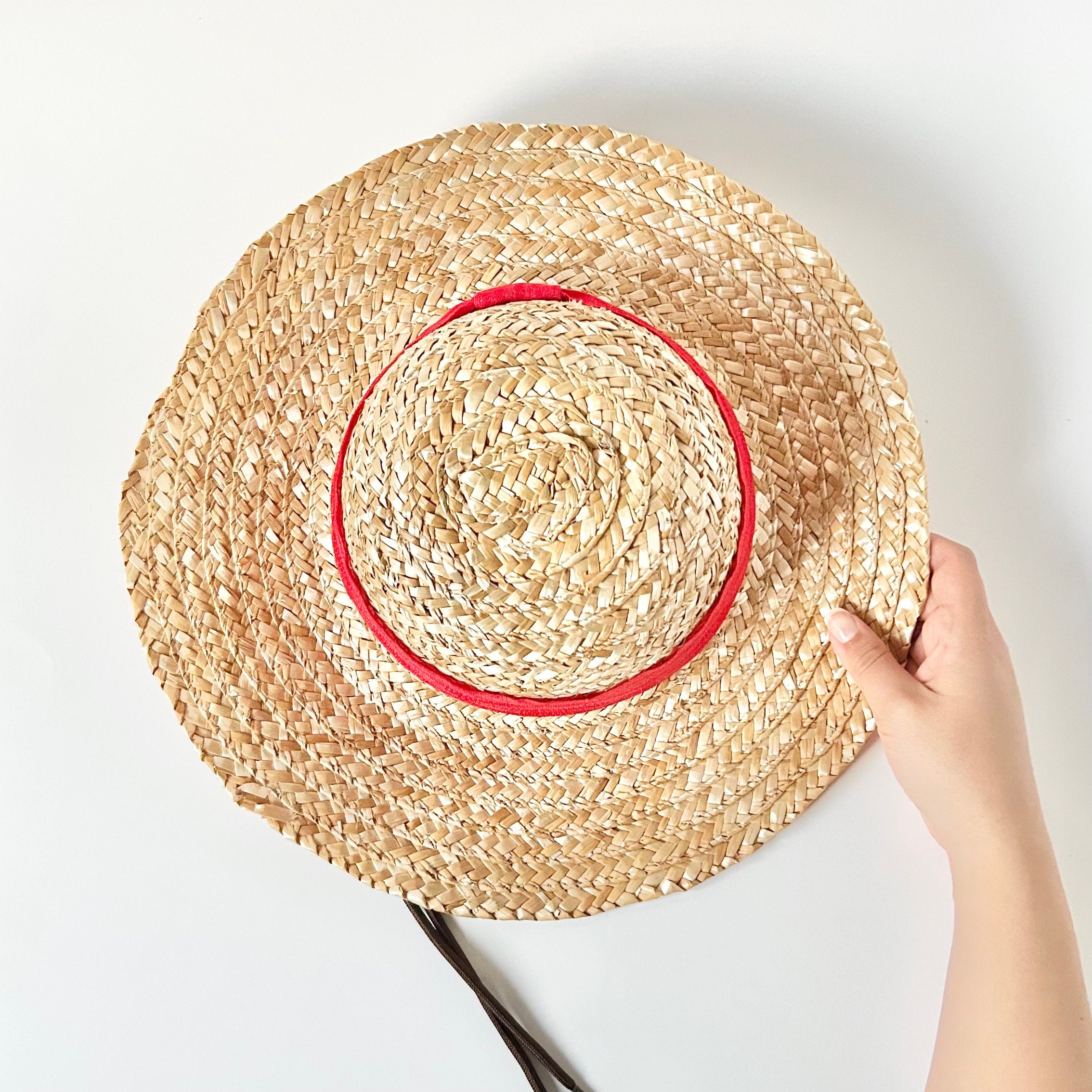 Monkey D Luffy Straw Hat One Piece Straw Hat Luffy Cosplay Hat - Etsy ...