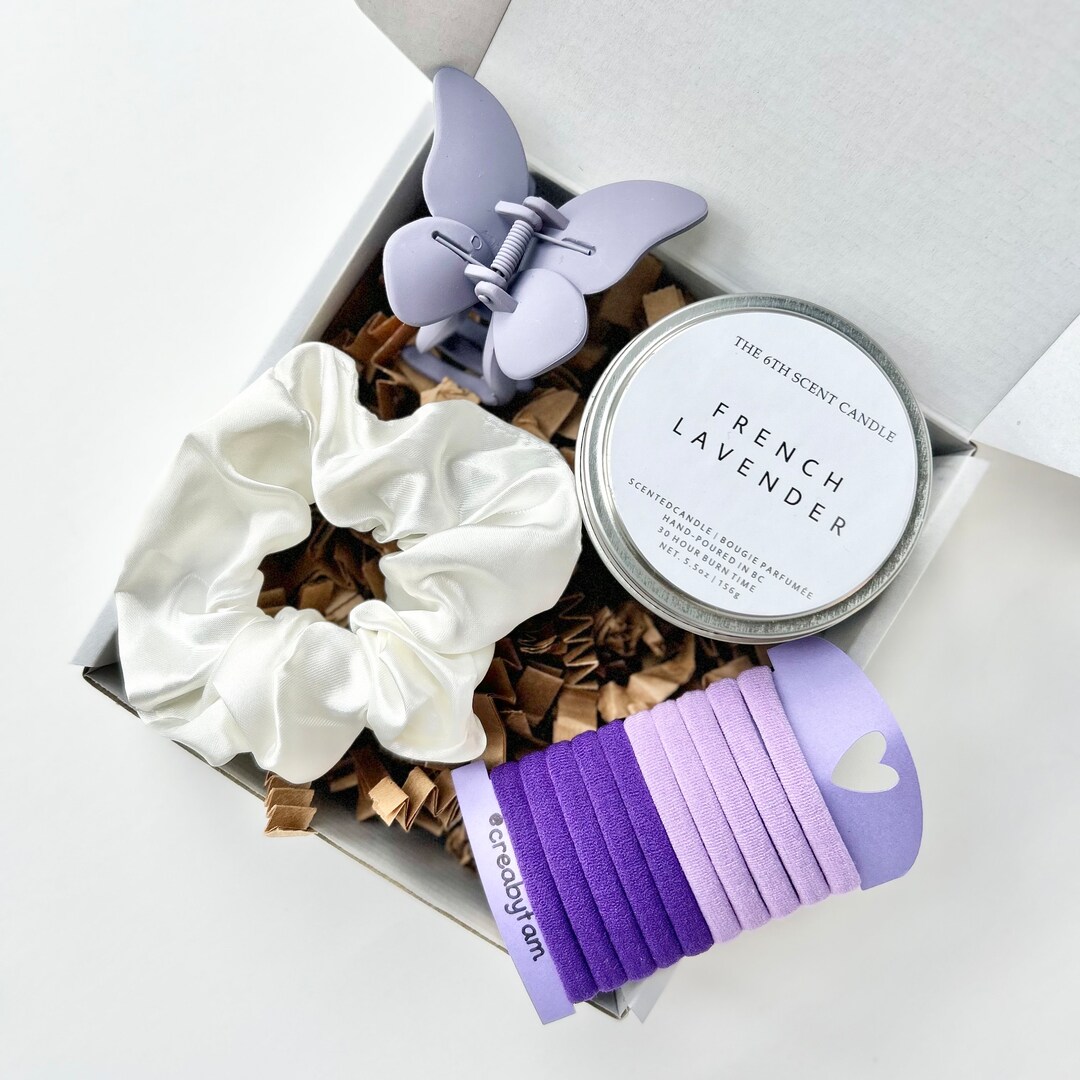 Lavender Gift Box for Her Teen Girl Lavender Gift Basket for - Etsy