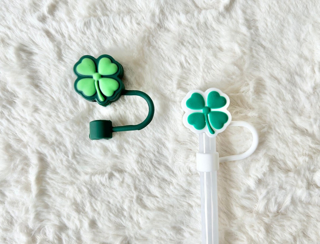 Clover Straw Topper Four Leaf Clover Straw Cover Saint Patricks Day ...