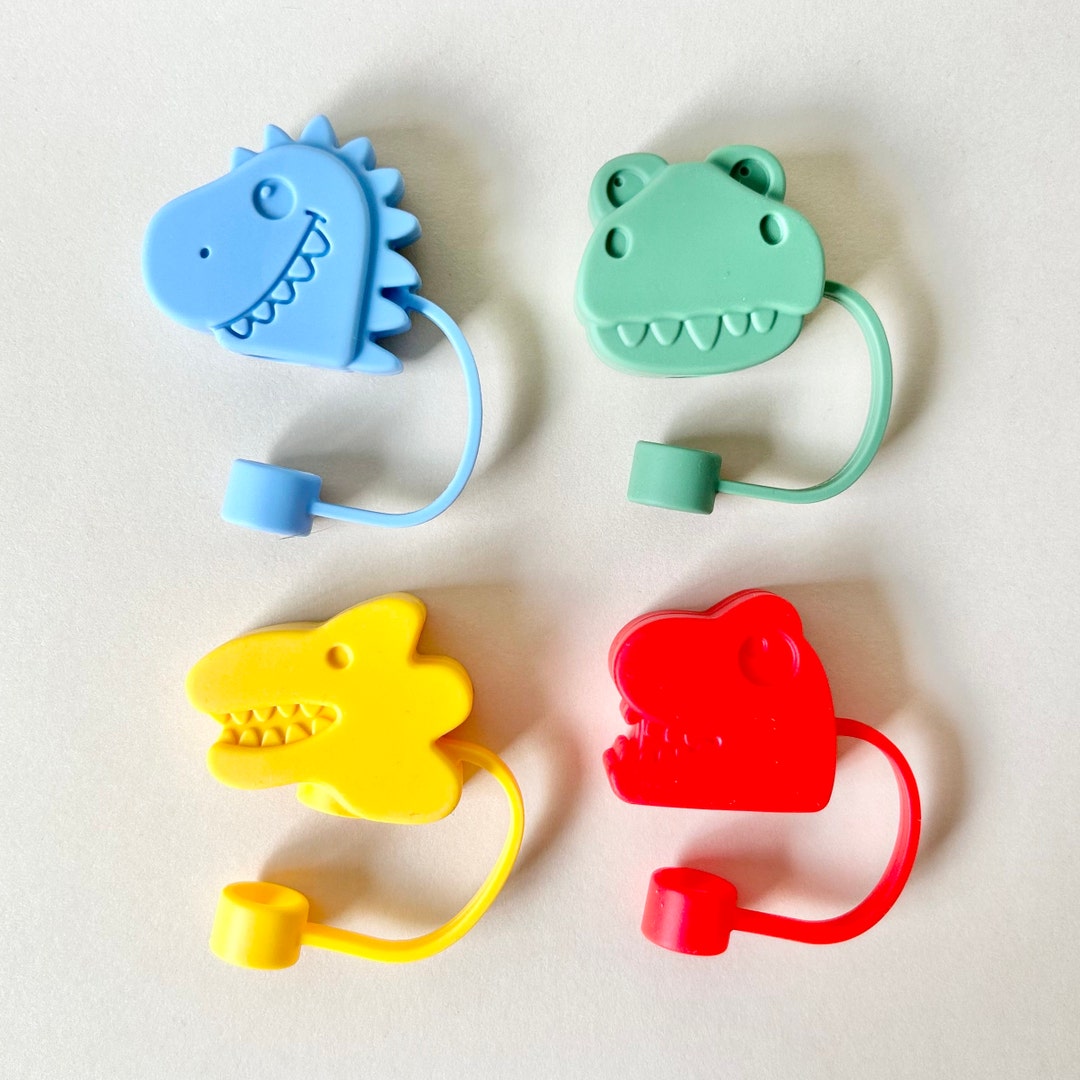 Straw Topper Dinosaur Themed Cover for Straw Kid Dino Stanley Cup for ...