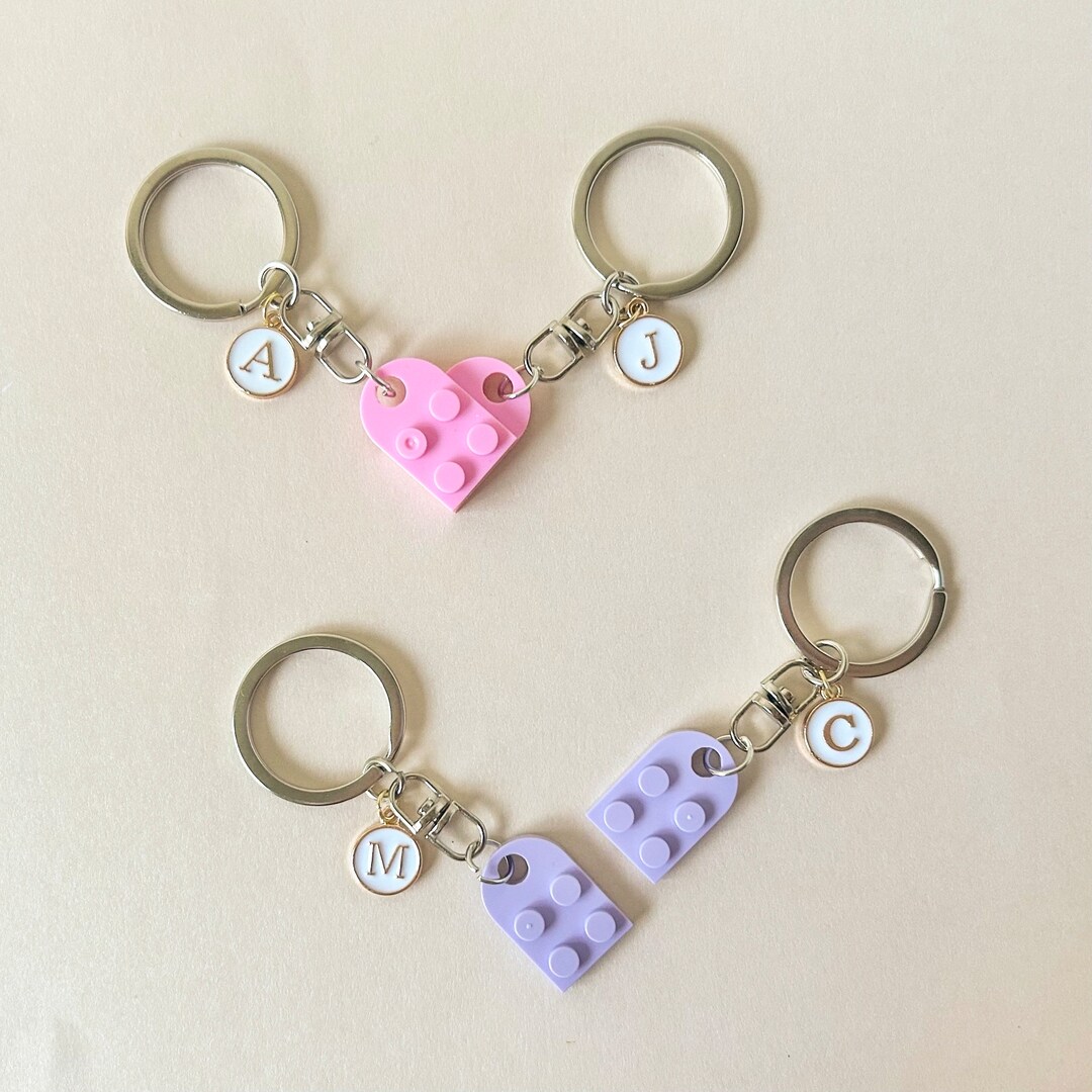 Friendship Keychain Custom Best Friend Keychain Personalized Bestie ...