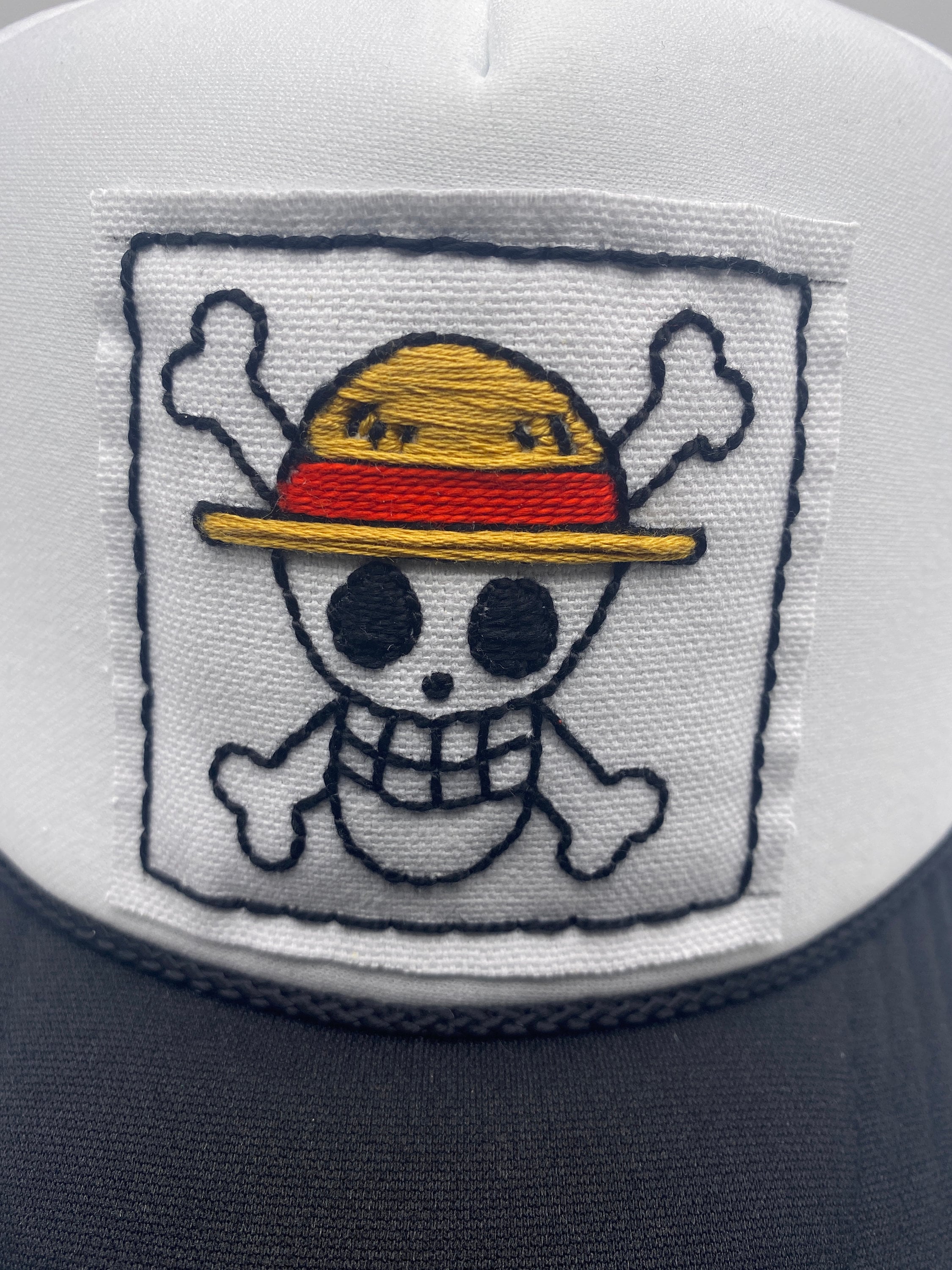 Strawhat Jolly Roger Patch - Etsy