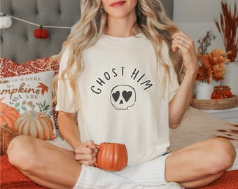 Ghost Him White Tee - Etsy