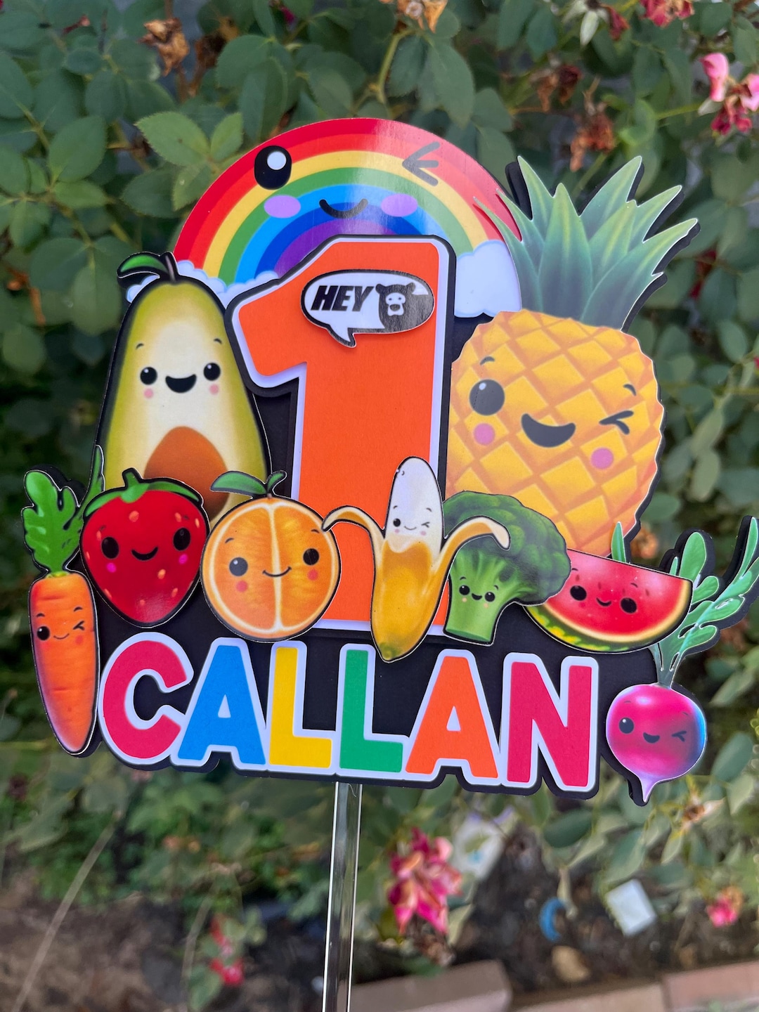 Fruit Dancing Cake Topper - Etsy