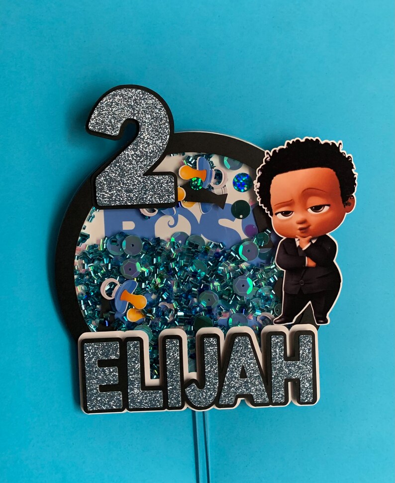Boss Shaker Baby Cake Topper - Etsy