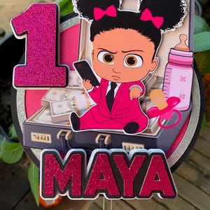 Baby Girl Boss Cake Topper - Etsy