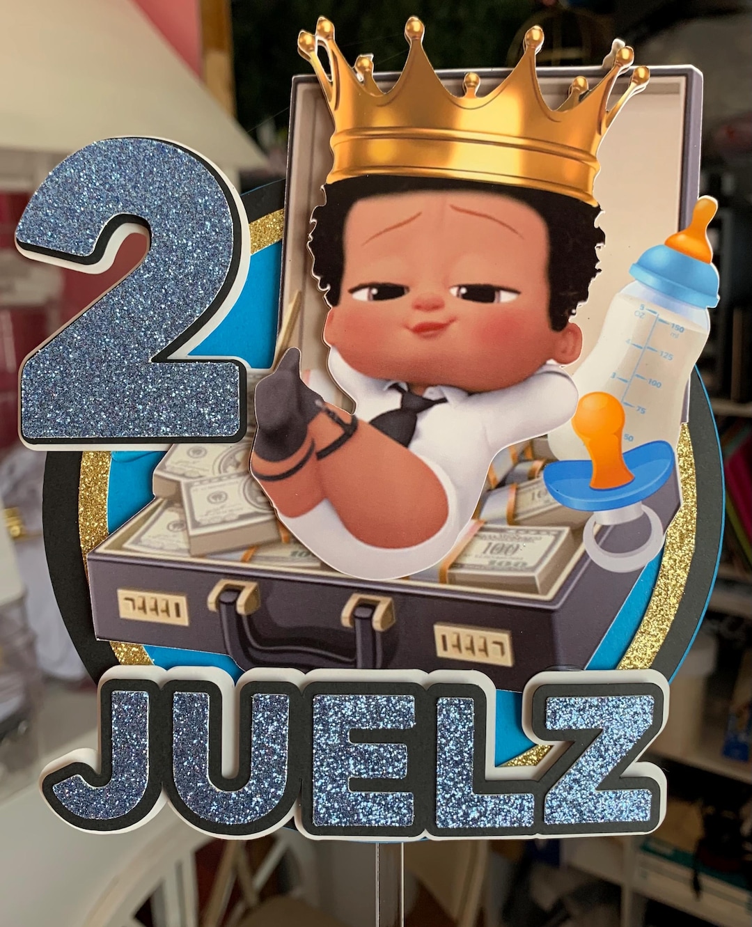 Baby Boss Cake Topper - Etsy