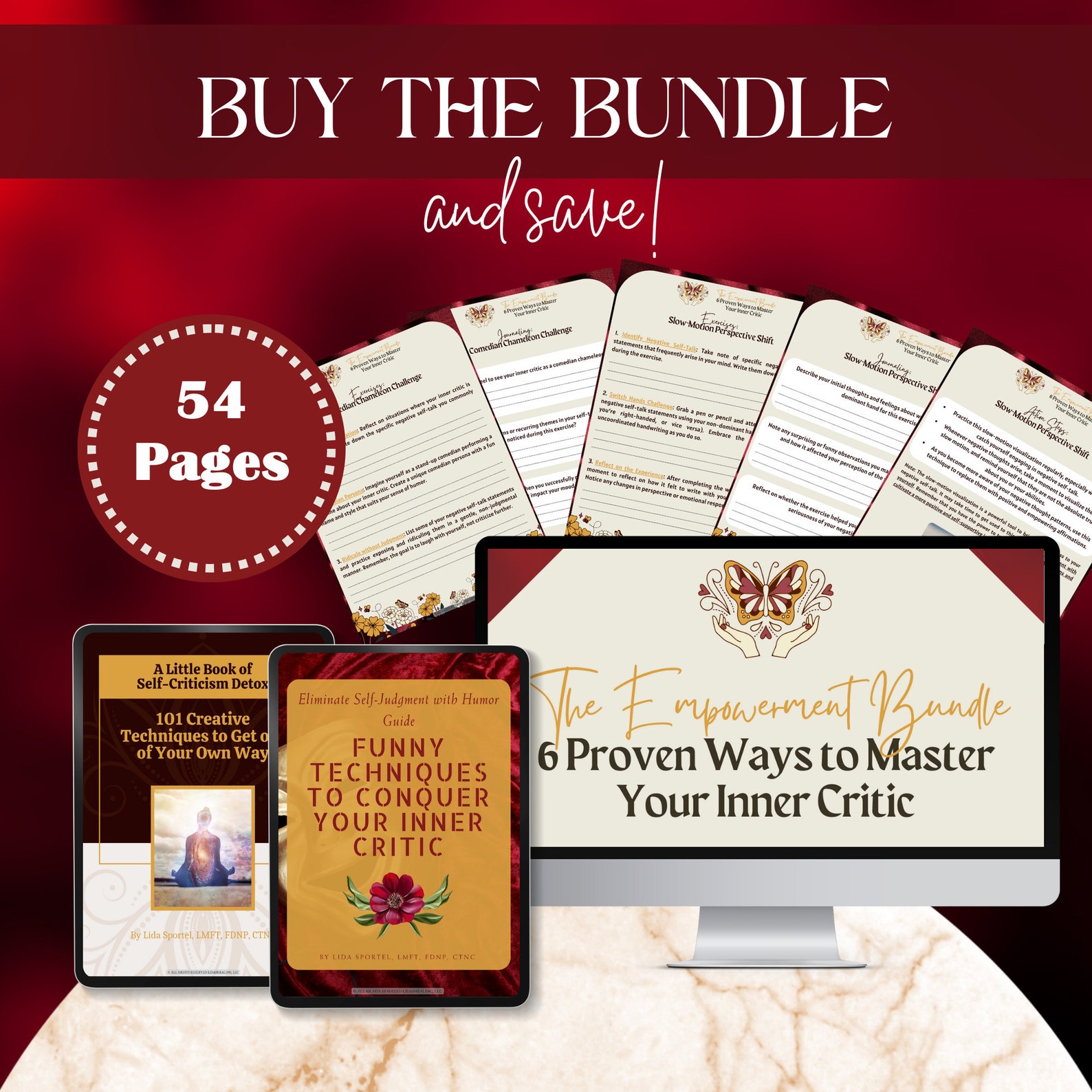 Self-criticism Inner Critic Detox Ebook for Women, Creative Techniques ...