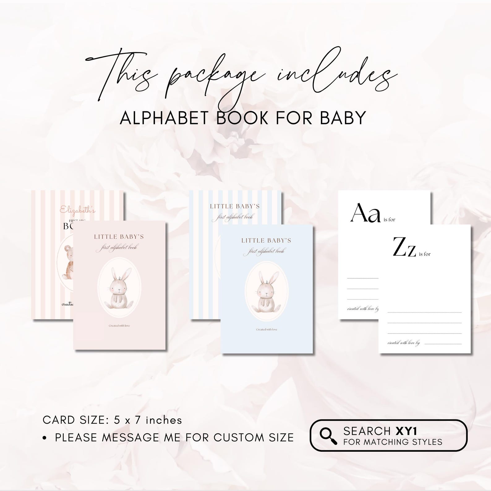Baby First Abc Book Template, Alphabet Book Template, Abc Book Template ...