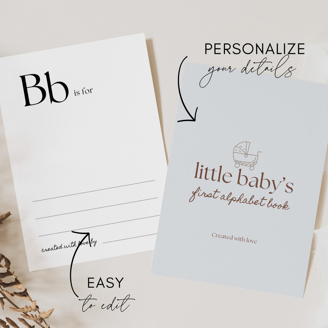 Baby First Abc Book Template, Alphabet Book Template, Abc Book Template ...