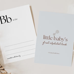 Baby Abc Book Template, Alphabet Book Template, Abc Book Template ...