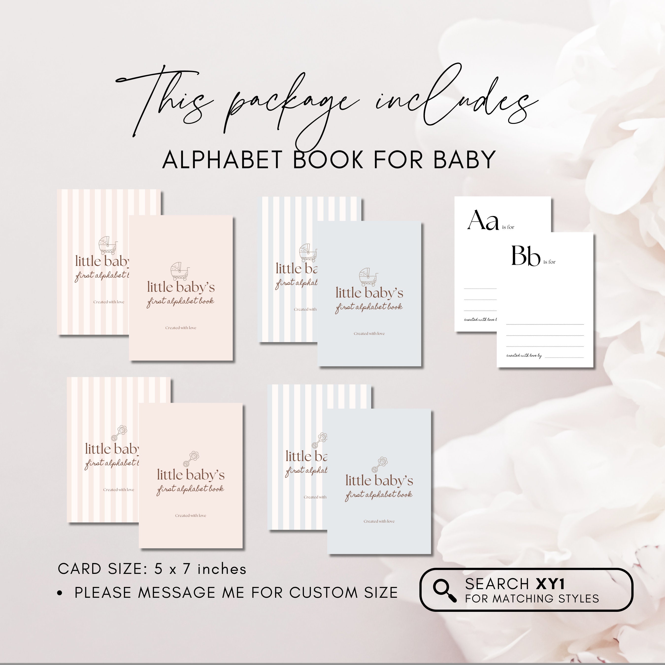 Baby First Abc Book Template, Alphabet Book Template, Abc Book Template ...