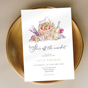 Fresh off the Market Bridal Shower Invitation, off the Market Bridal ...