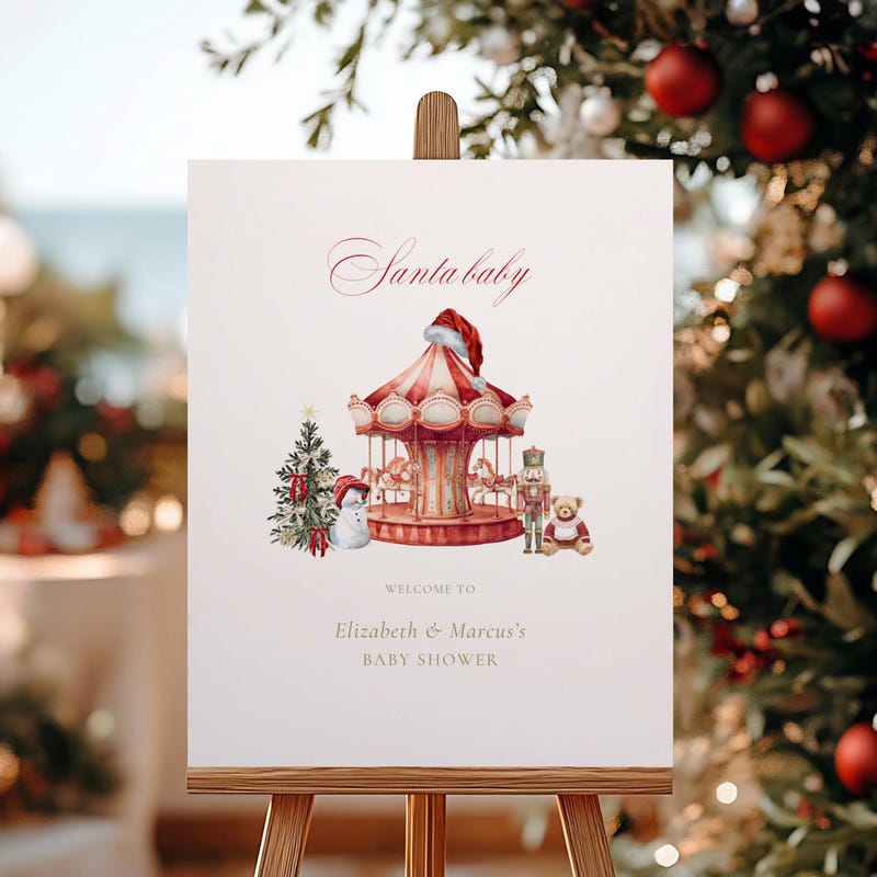 Santa This Way Sign - Etsy UK