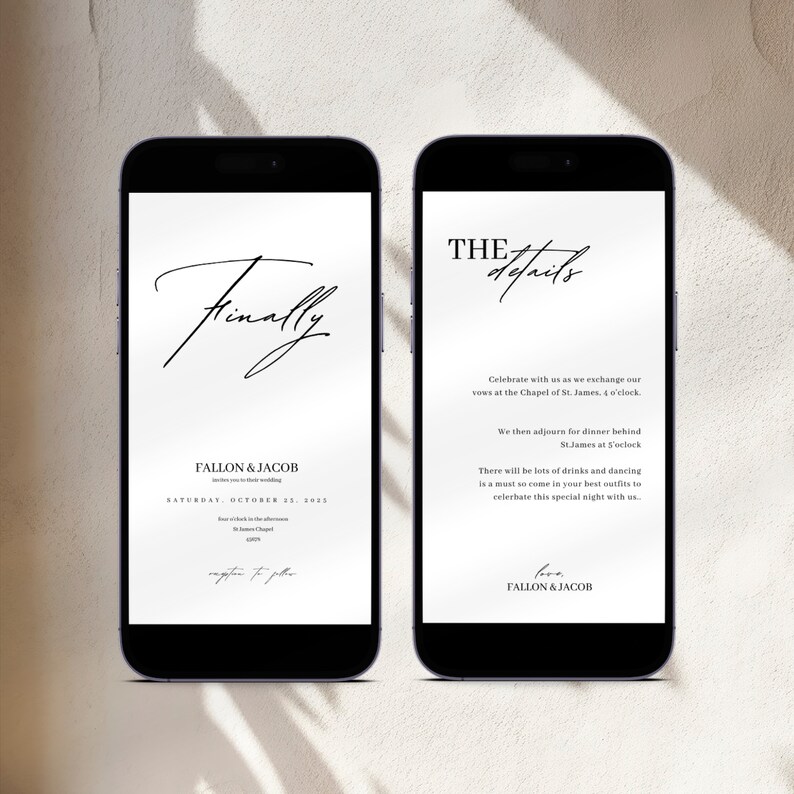 Modern Invitation Template Casual Wedding Invites Intimate Wedding Invitation Template Funny