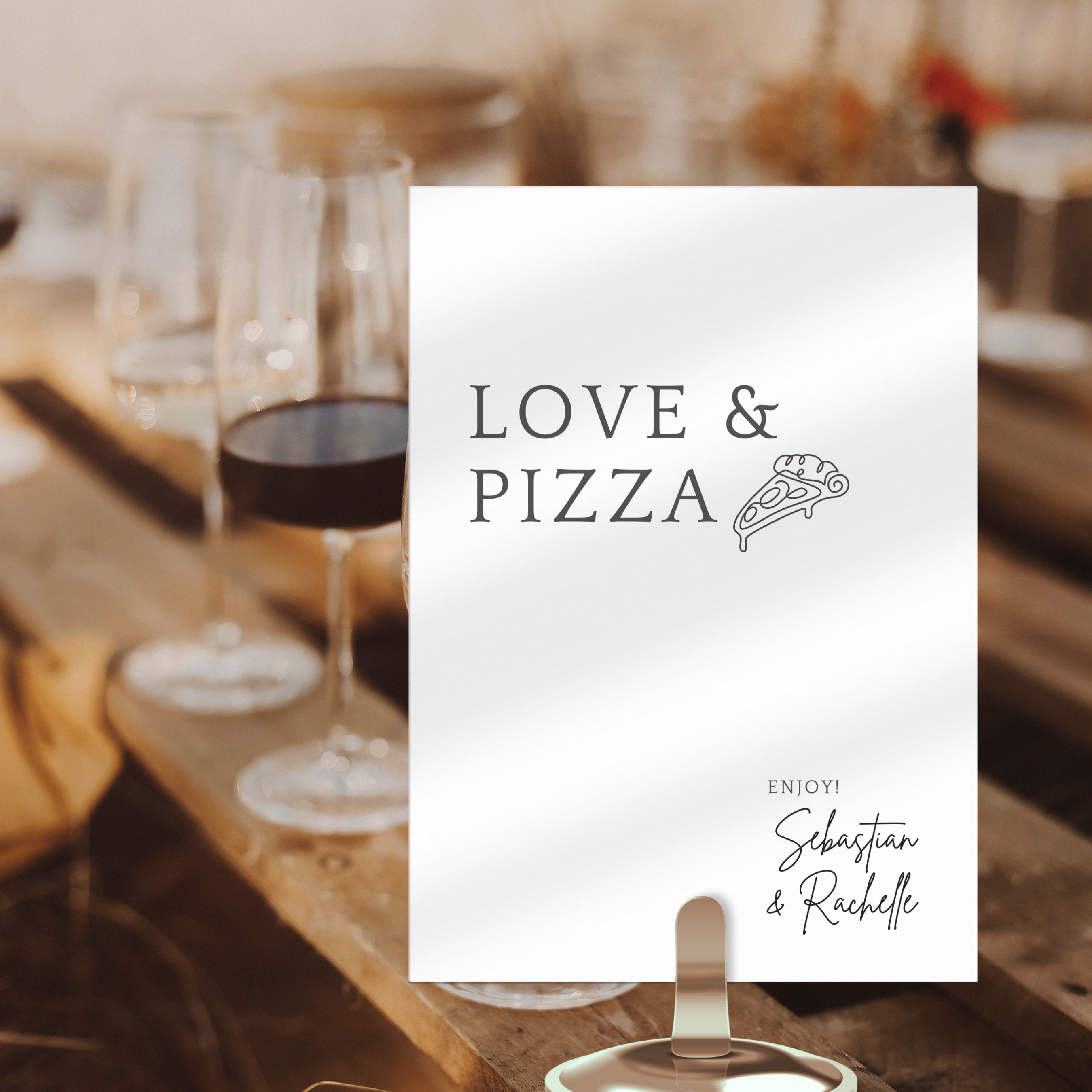 Pizza Printable Sign Pizza Printable Sign Editable - Etsy