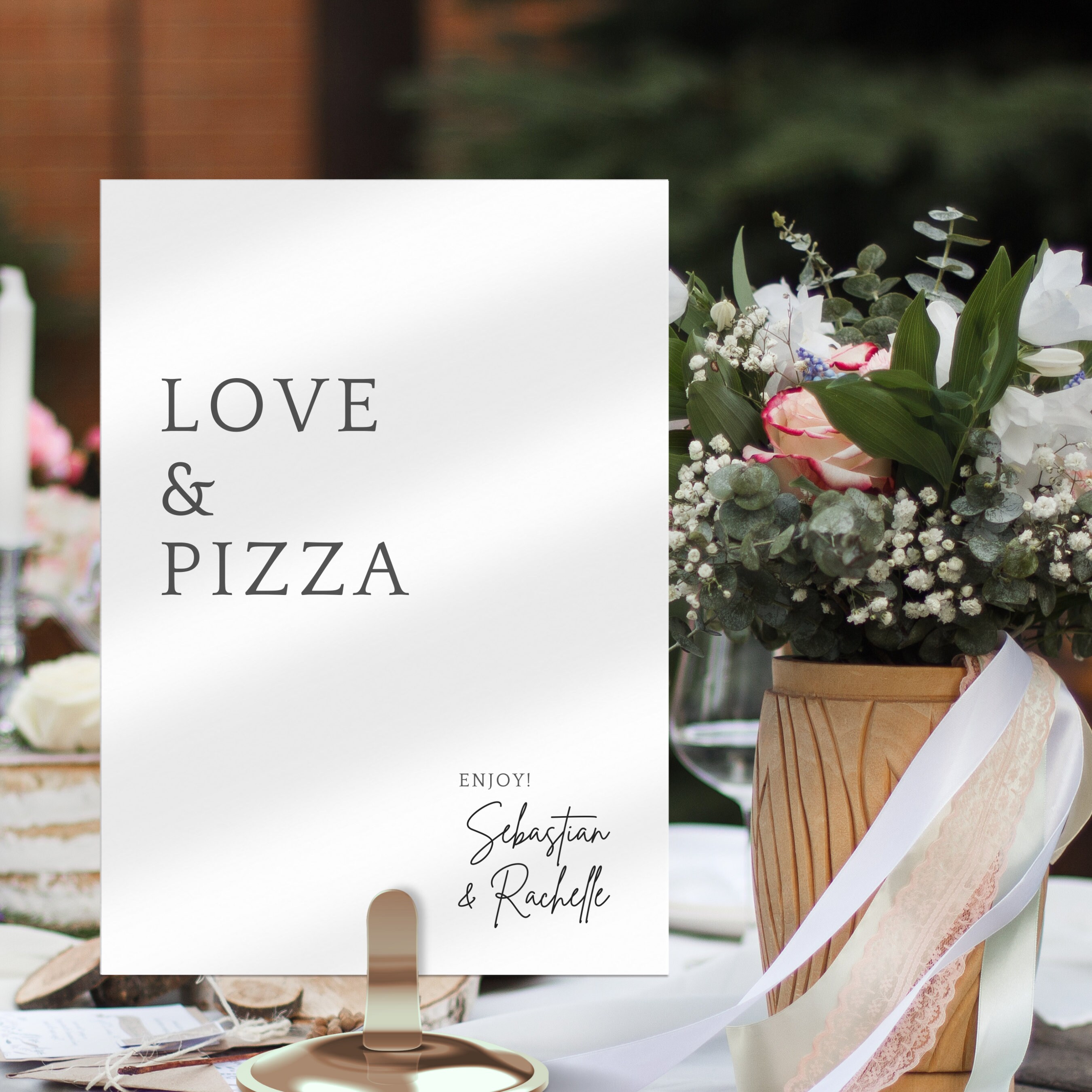 Pizza Printable Sign Pizza Printable Sign Editable - Etsy