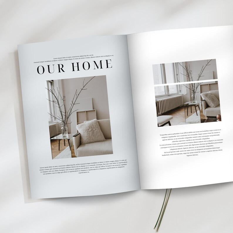 Adoption Profile Book Template Canva, Parent Profile Book Template ...