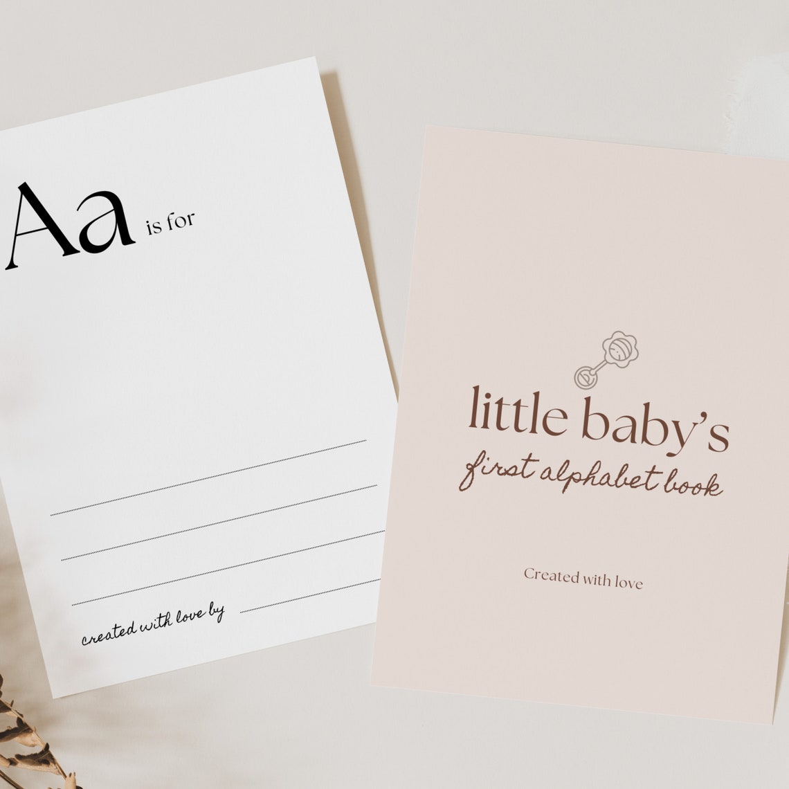 Baby First Abc Book Template, Alphabet Book Template, Abc Book Template ...