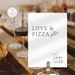 Pizza Printable Sign Pizza Printable Sign Editable Template Instant ...