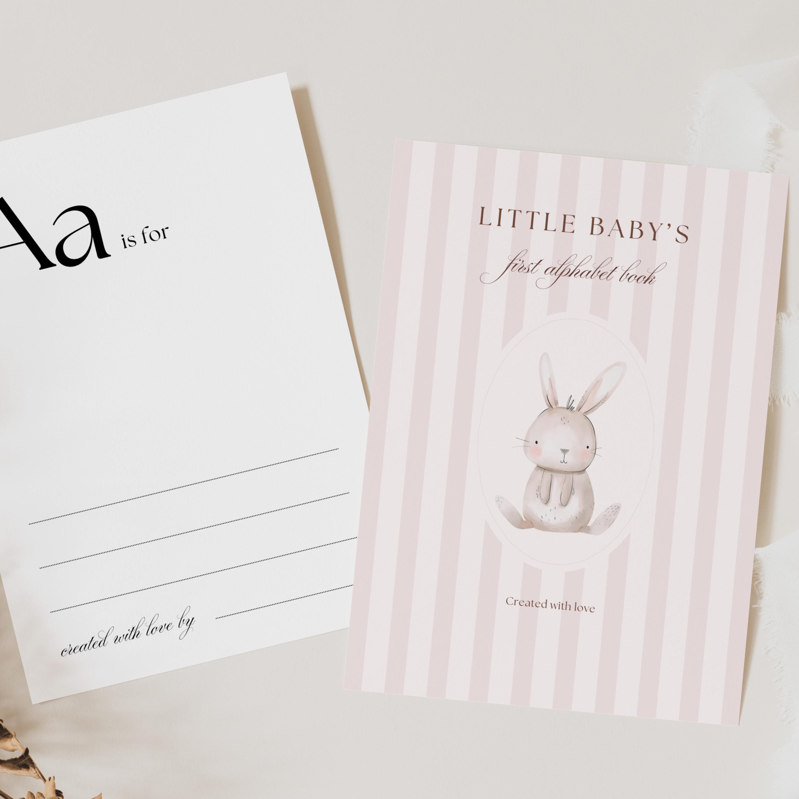 Baby First Abc Book Template, Alphabet Book Template, Abc Book Template ...