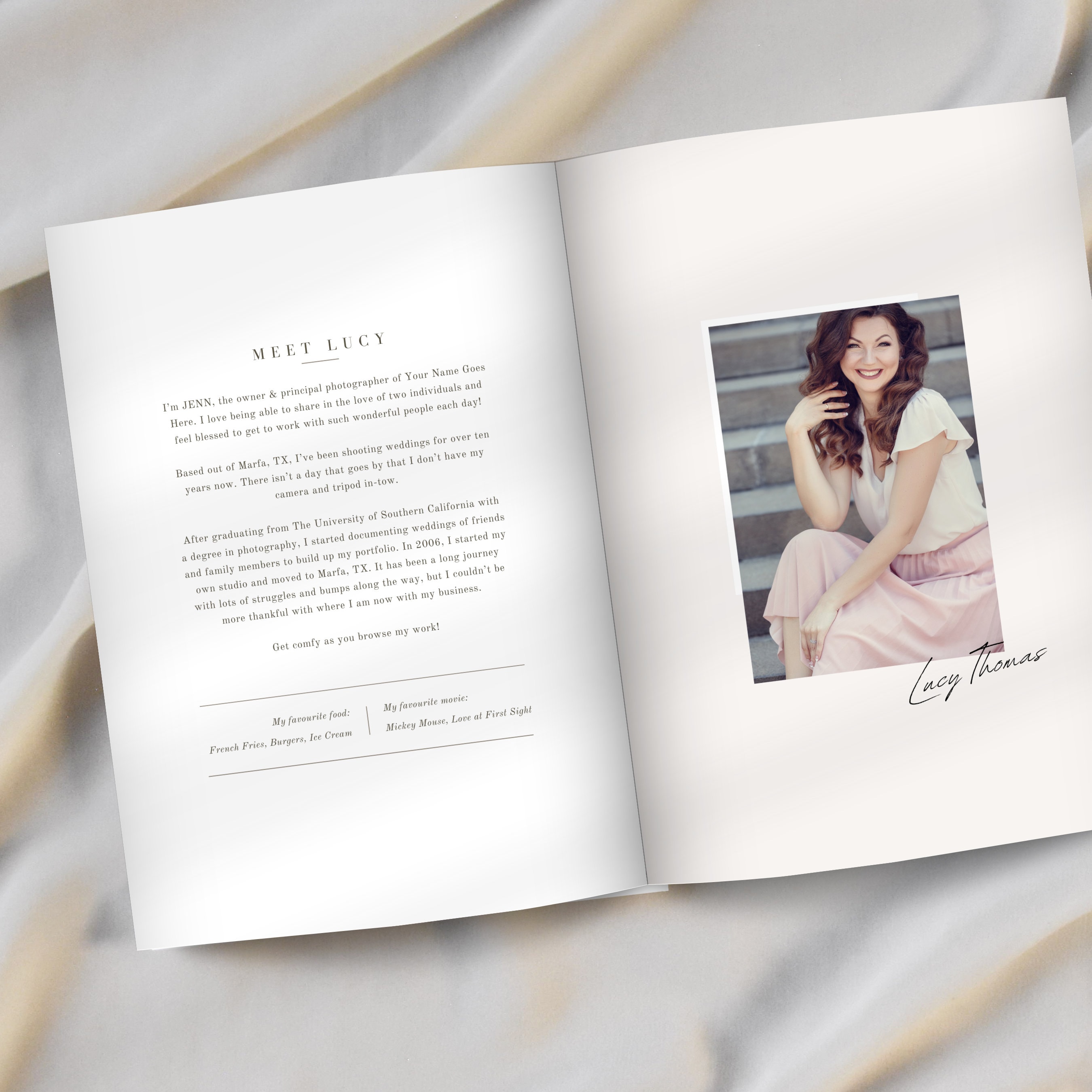 Adoption Profile Book Template Canva, Adoption Book Template, Parent ...