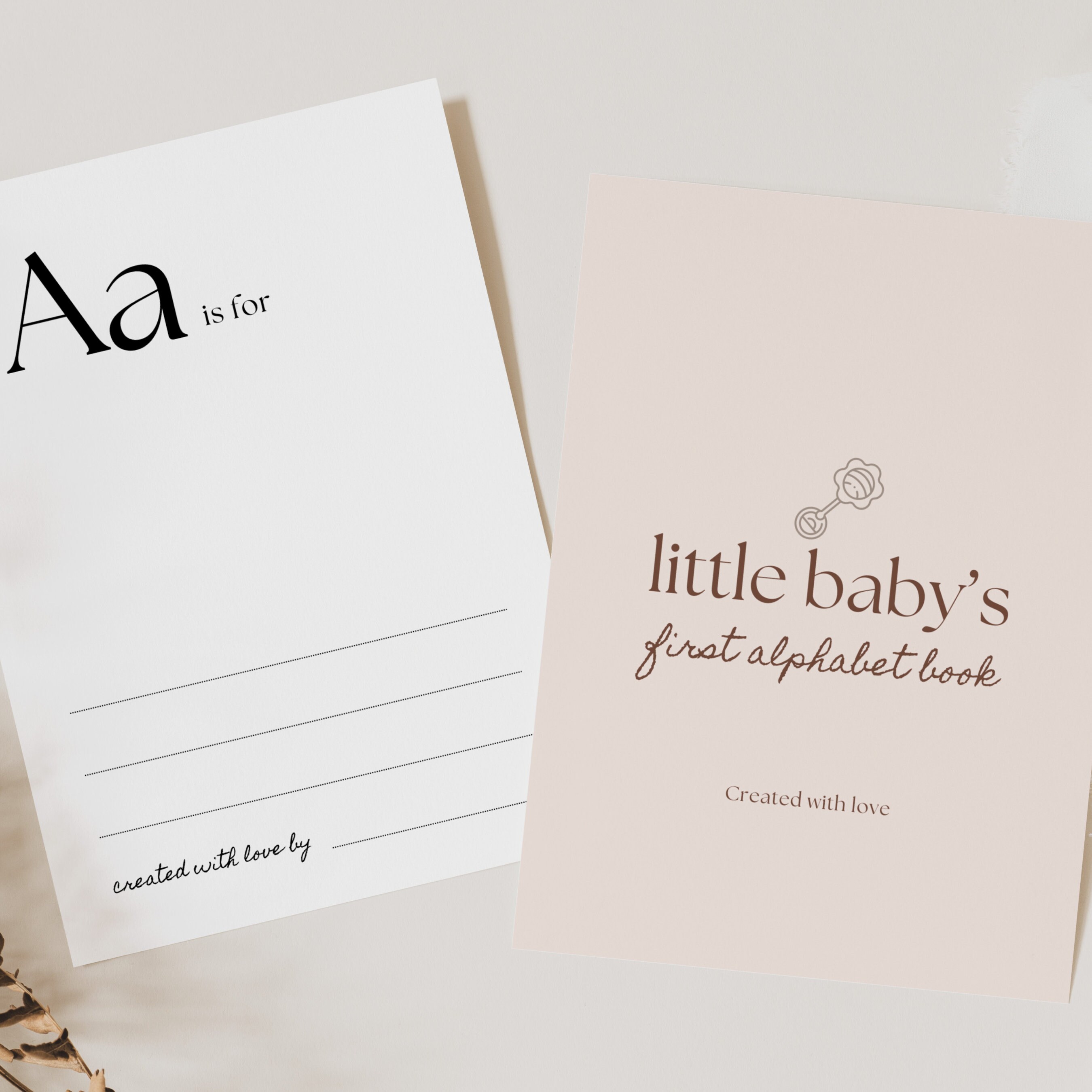 Baby Abc Book Template, Alphabet Book Template, Abc Book Template ...
