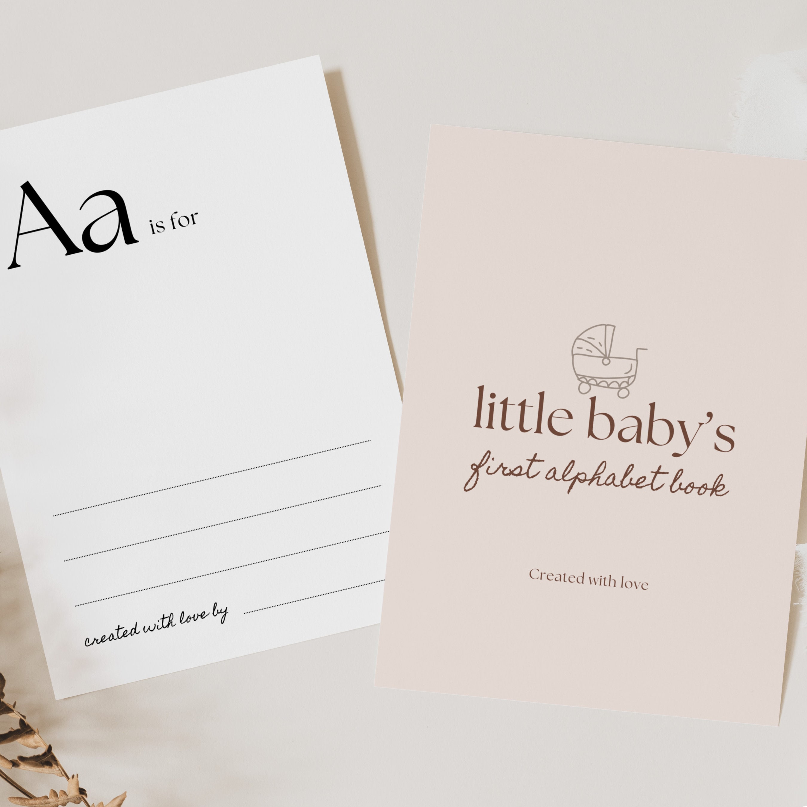 Baby Abc Book Template, Alphabet Book Template, Abc Book Template ...