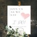 Editable, Elegant Modern Minimalist Simple Wedding Sign-02. Edit and ...