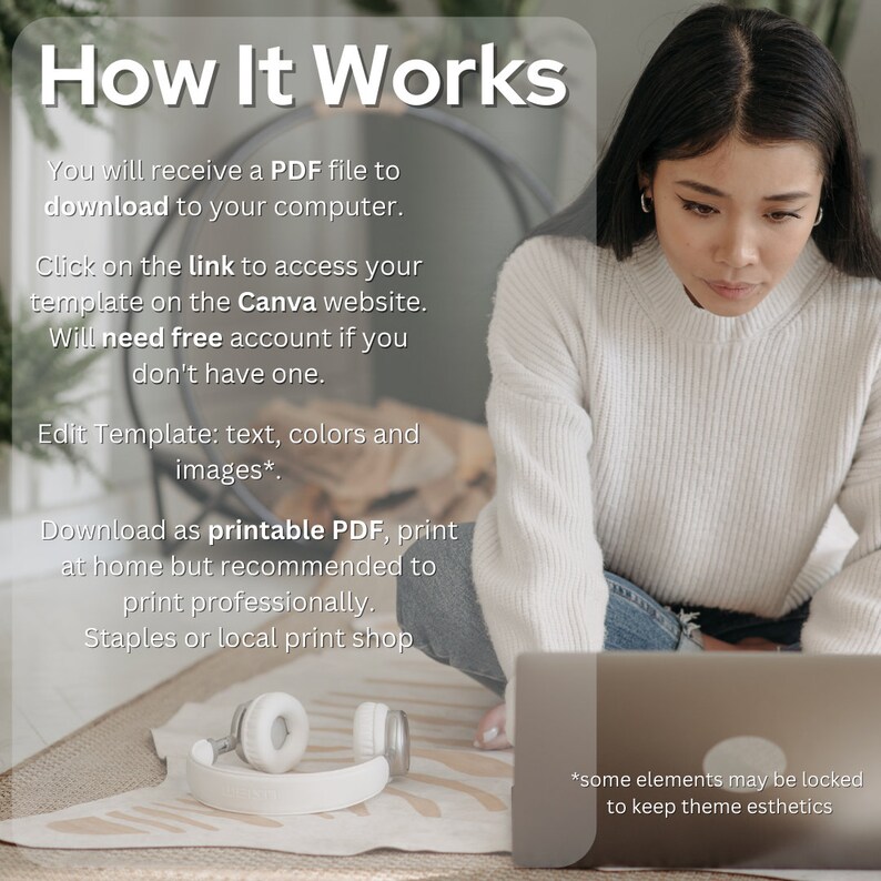 Editable, Elegant Modern Minimalist Simple Wedding Sign-02. Edit and ...