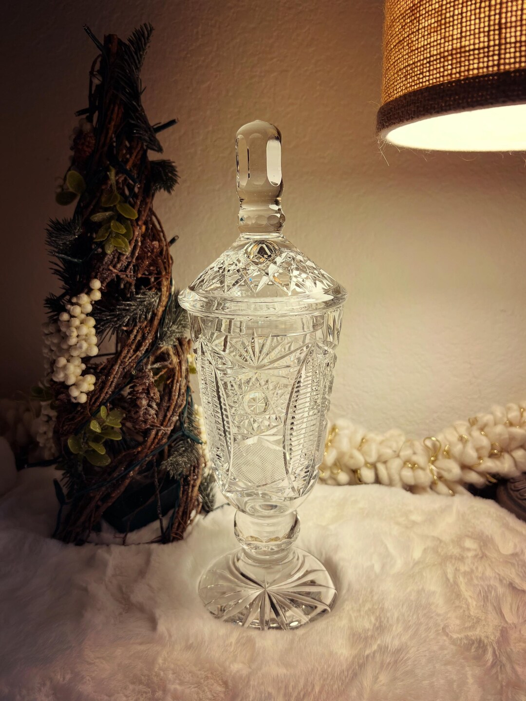 Imperlux Handcut Lead Crystal Candy Dish - Etsy