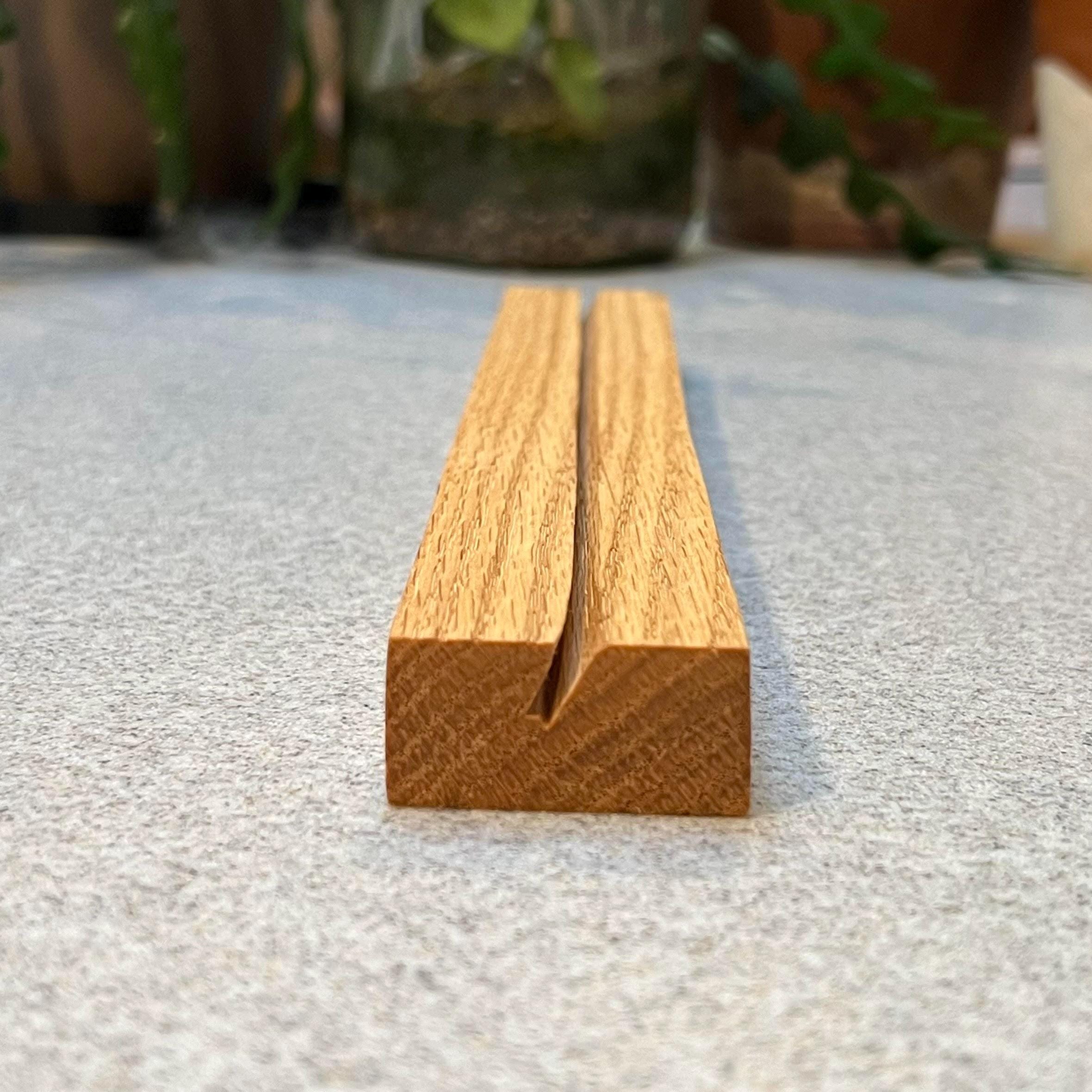 Teak Oil Oak Card Stand for Board Games, Trading Card Games, and More ...