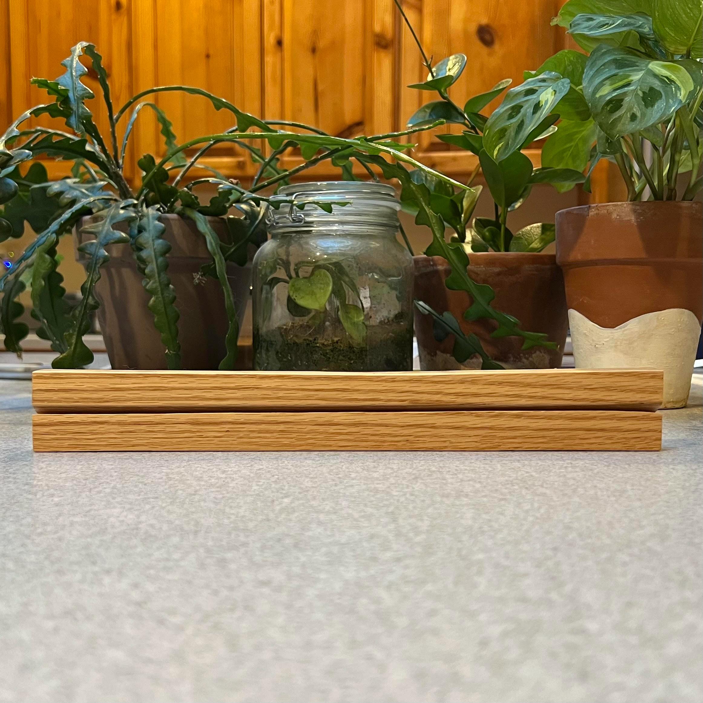 Teak Oil Oak Card Stand for Board Games, Trading Card Games, and More ...