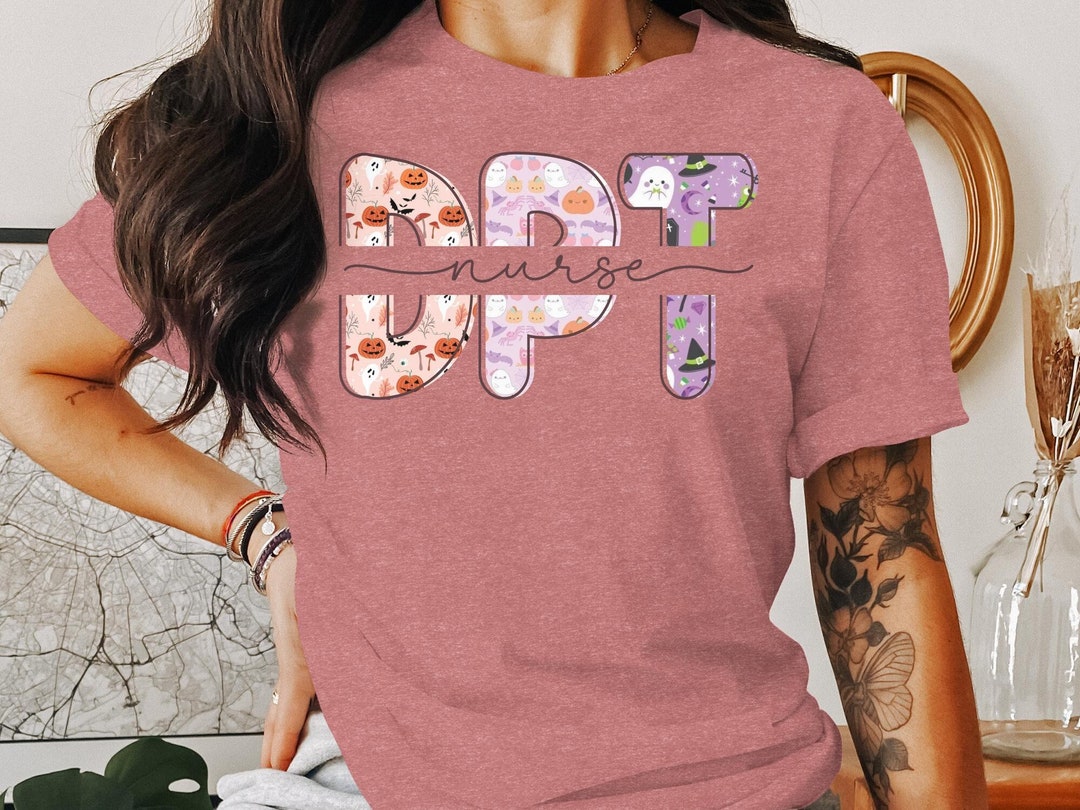 Halloween PT Shirt Spooky DPT T-shirt Medical Student Tee - Etsy