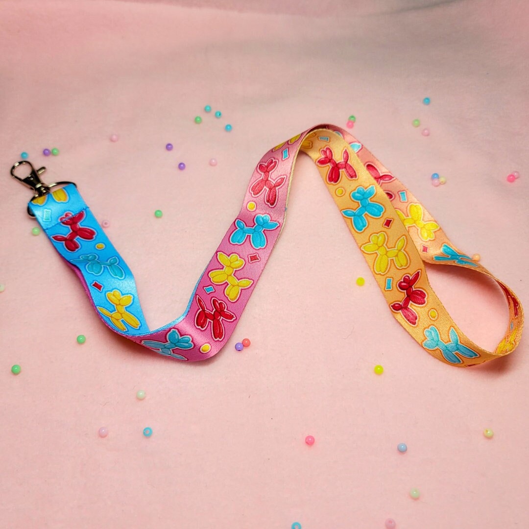 Balloon Dog Lanyard: Circuscore Clowncore Kidcore Style - Etsy