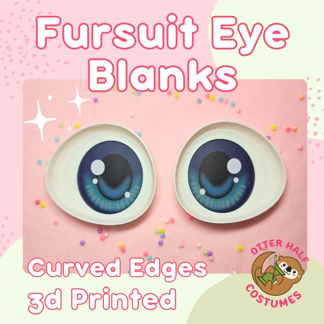 3D Printed Fursuit Eye Blanks: Toony Rounded Follow-me Eyes - Etsy
