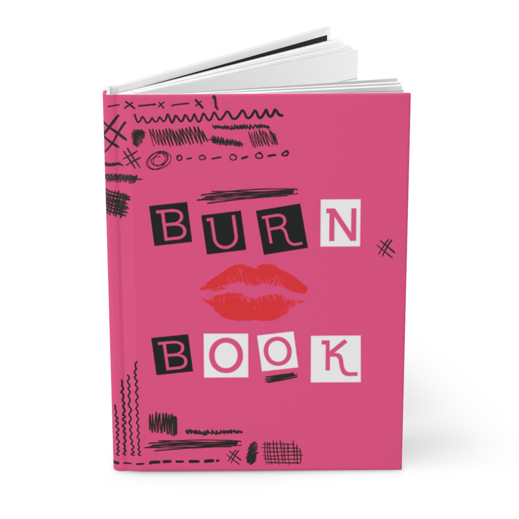 Burn Book Mean Girl's Hardcover Journal Matte - Etsy