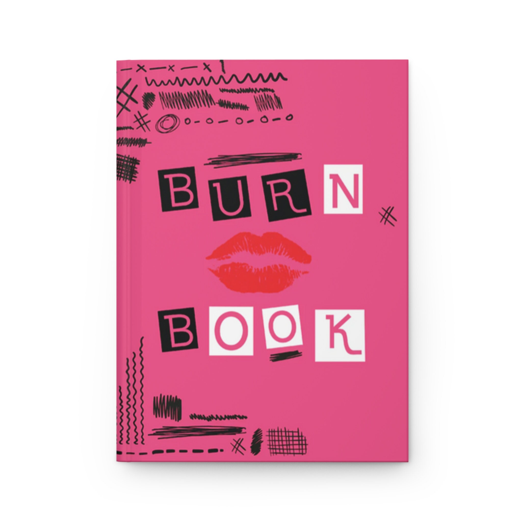 Burn Book Mean Girl's Hardcover Journal Matte - Etsy