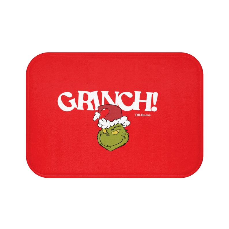 Dr.seuss Grinch Bath Mat - Etsy