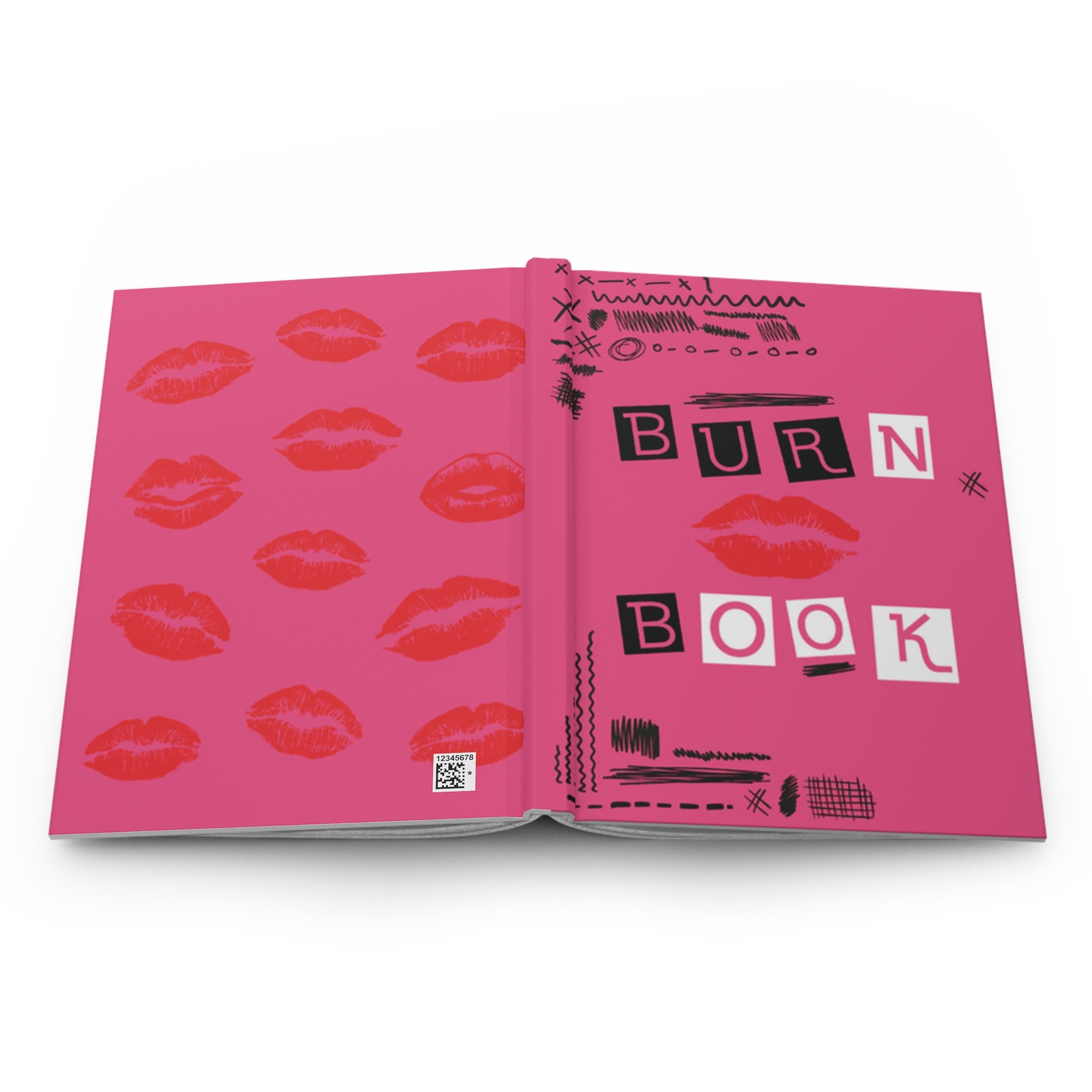 Burn Book Mean Girl's Hardcover Journal Matte - Etsy