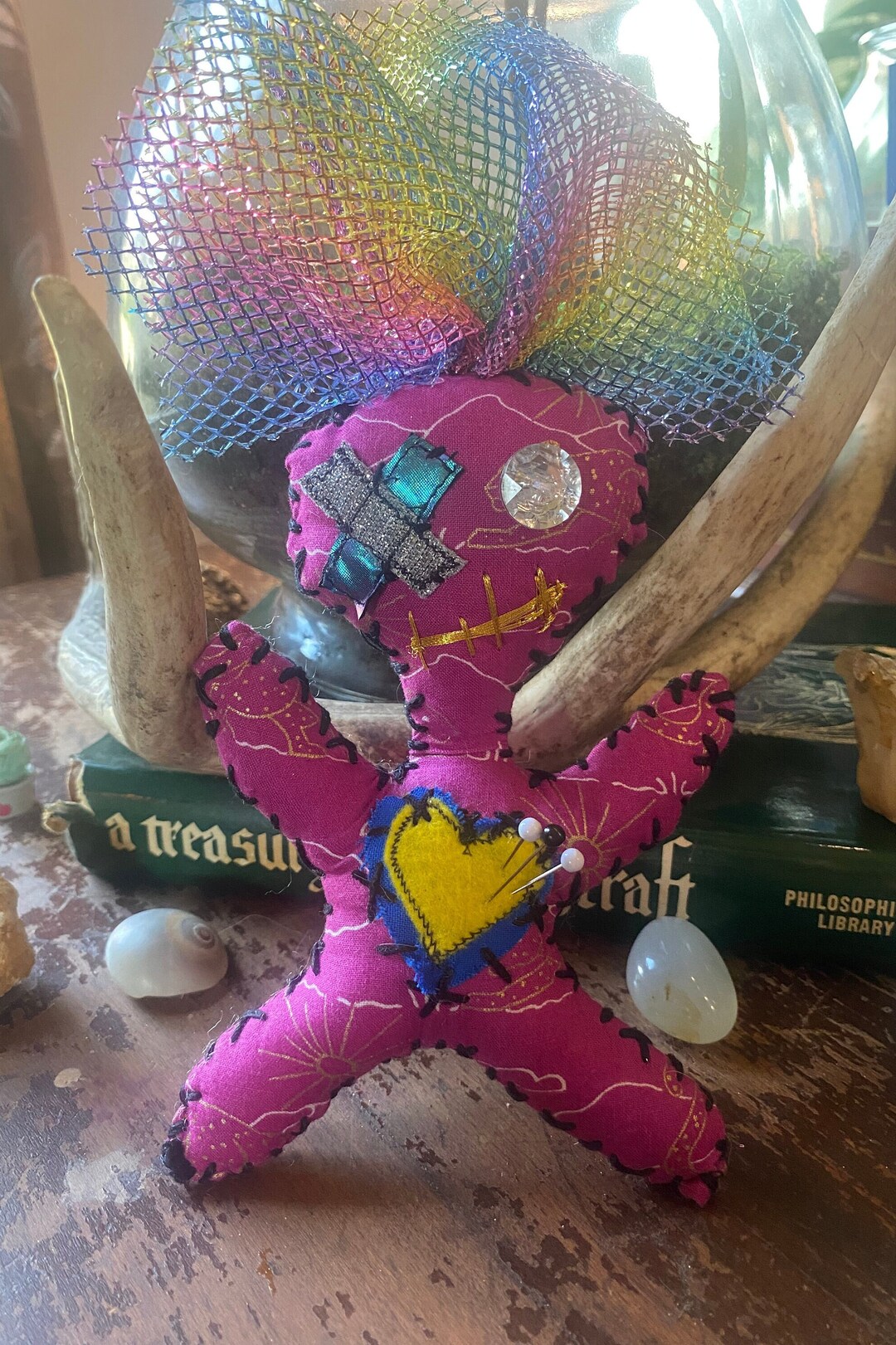 CYNTHIA: Handmade Creepy Doll Voodoo Doll Poppet Art Doll - Etsy