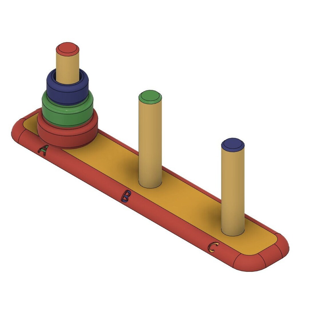 Move Disk Game for Kids / Learning / School / 3d Design / Not a ...