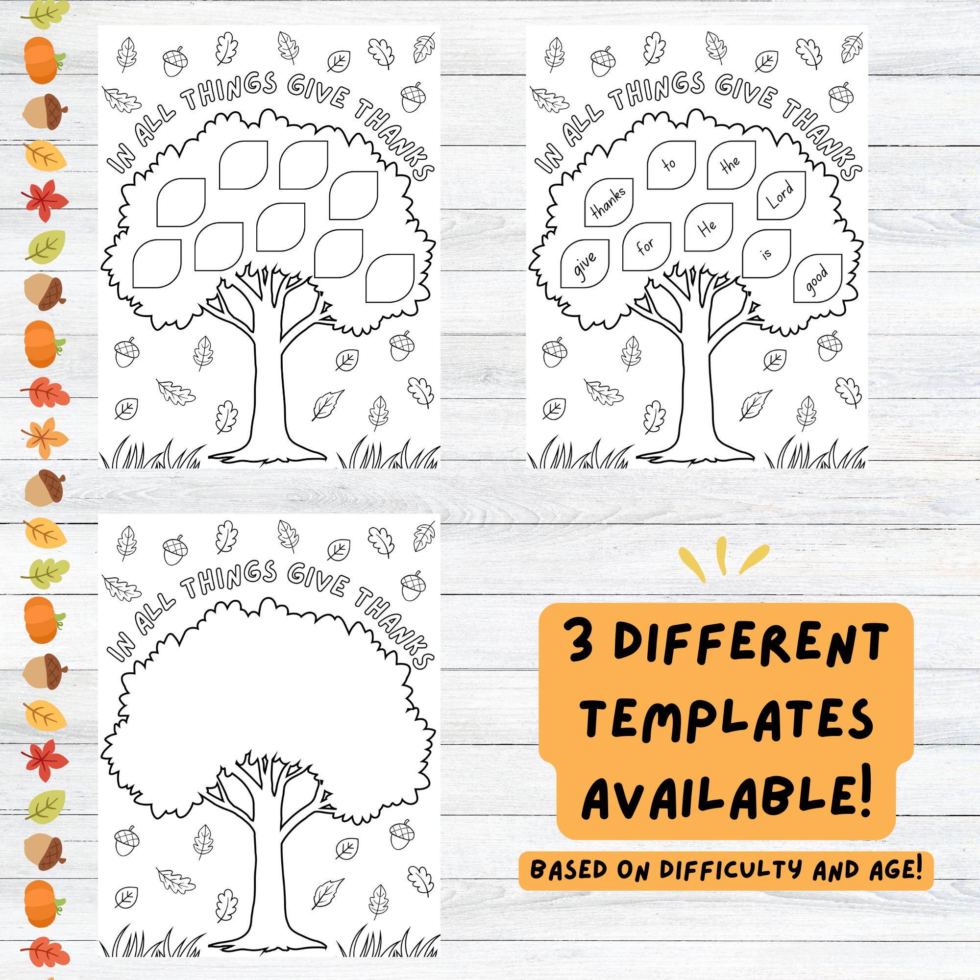 Fall Bible Verse Craft Printable, Scripture Activity Bundle, Kids ...