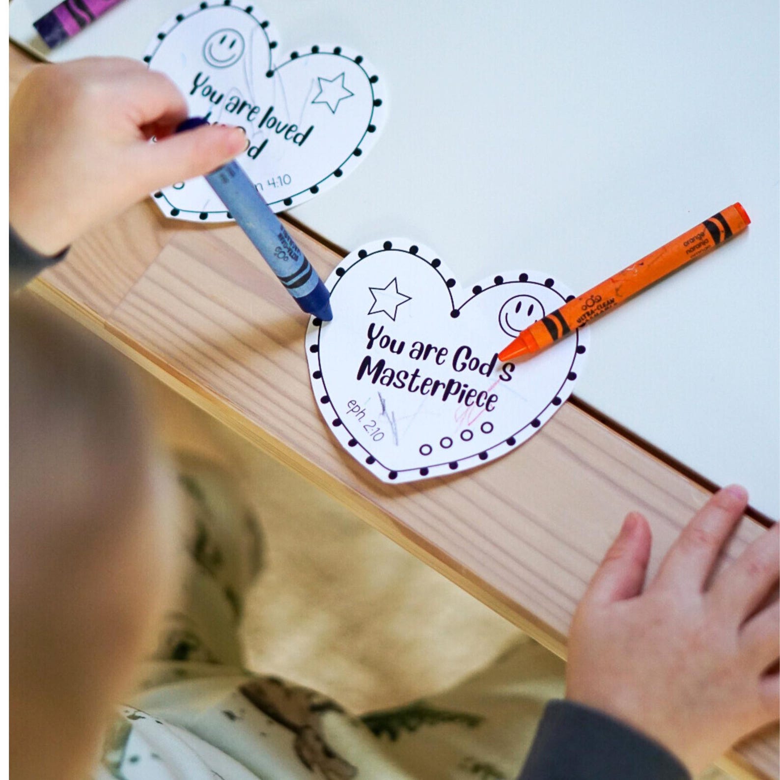 Christian Affirmation Coloring Activity Digital Download Bible Verse ...