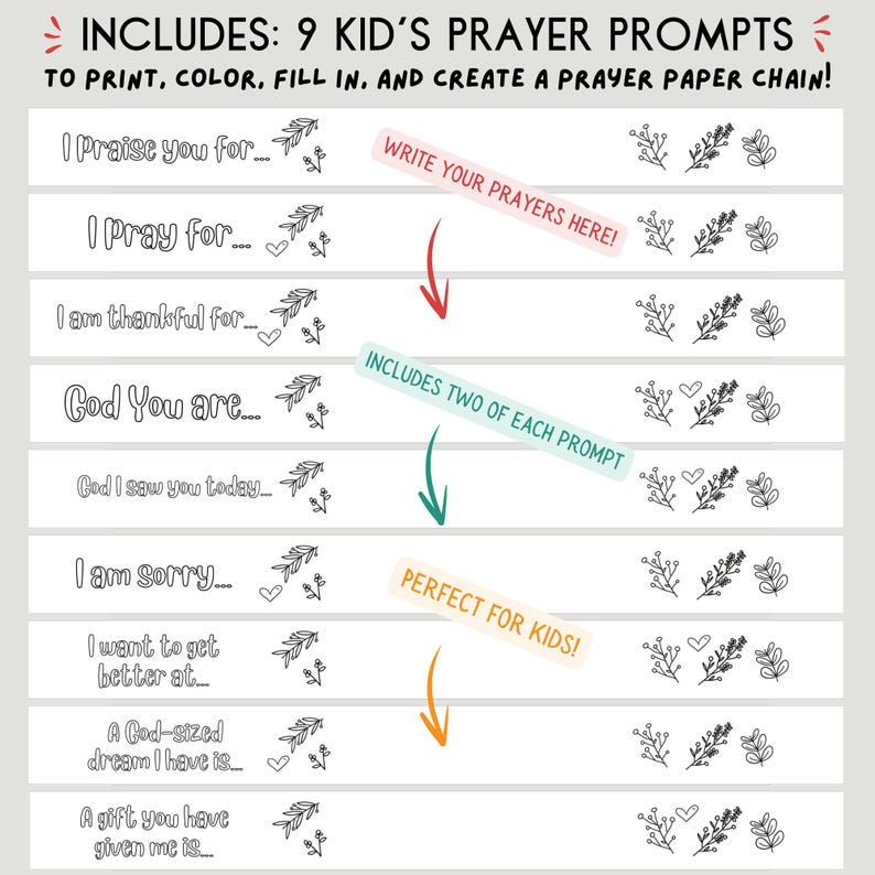 Printable Prayer Activity for Kids, Christian Preschool Printable ...