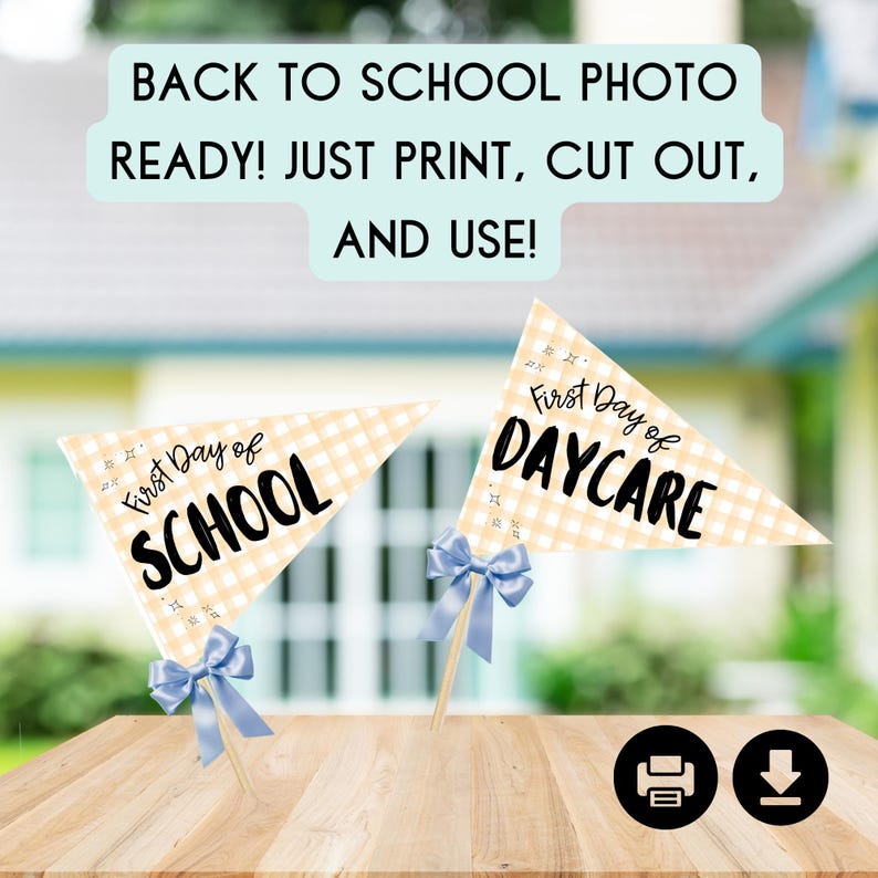First Day of School Printable Sign Preschool 6th Grade First Day of ...