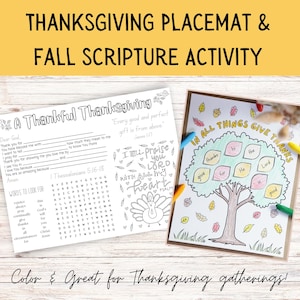 Bible Verse Fall Craft Printable Bundle, Bible Verse Coloring Pages ...