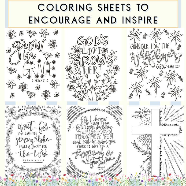 Teach Me to Pray Flower Craft Bundle for Kids, Prayer Prompt Cards ...