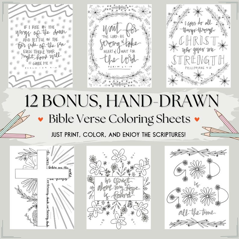 Valentines Day Bible Printable Craft, Scripture Activity, 1 Corinthians ...